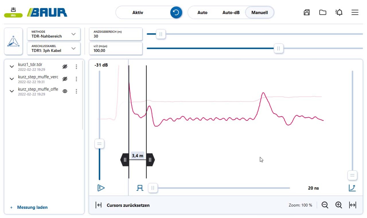 Cable fault location system: Syscompact 400 portable I BAUR GmbH