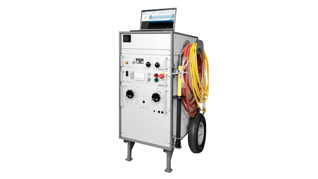 Cable fault location system: Syscompact 400 portable I BAUR GmbH