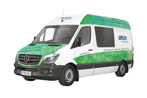 Top cable test vans from BAUR – precision and technology combined